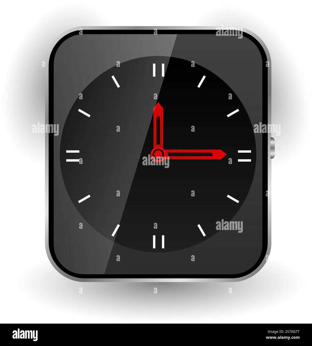 A stylish and modern smartwatch face featuring a minimalist analog ...