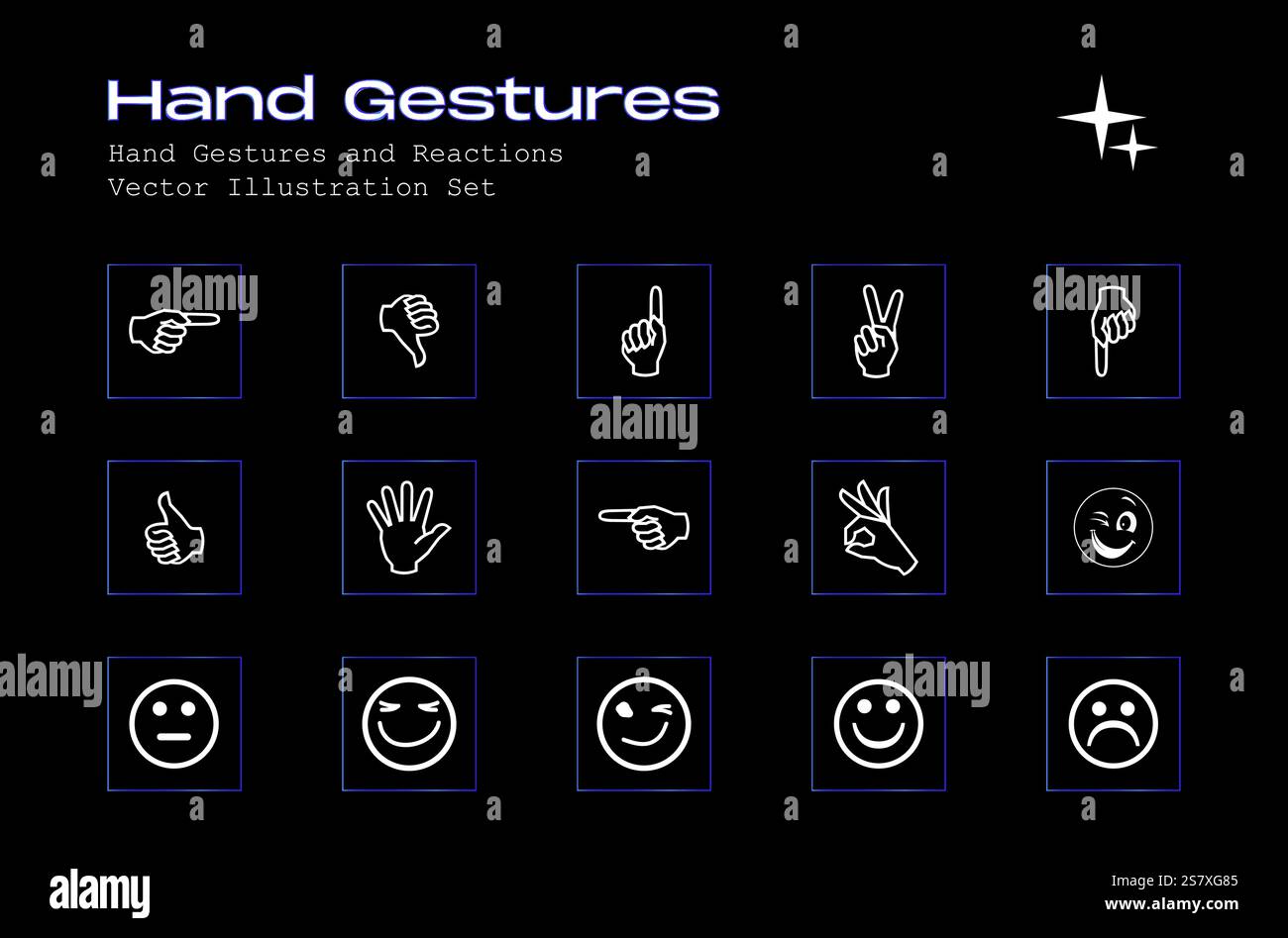 Gesture based branding graphics hi-res stock photography and images - Alamy