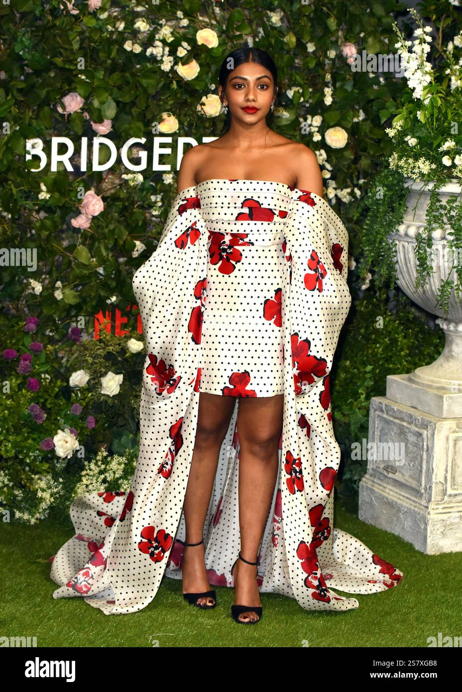 Charithra Chandran attends 'Bridgerton' "Series 2 World Premiere at ...