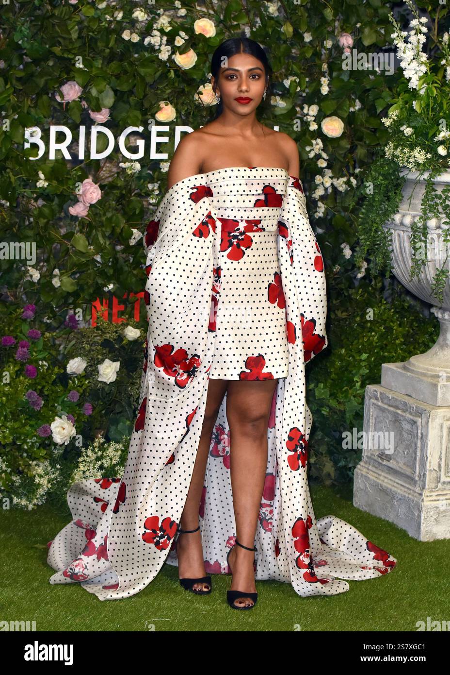 Charithra Chandran attends 'Bridgerton' "Series 2 World Premiere at ...