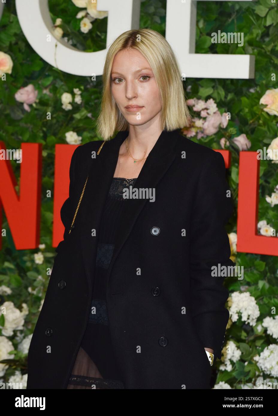 Ella Richards attends 'Bridgerton' Series 2 World Premiere at Tate Modern in London, England ...