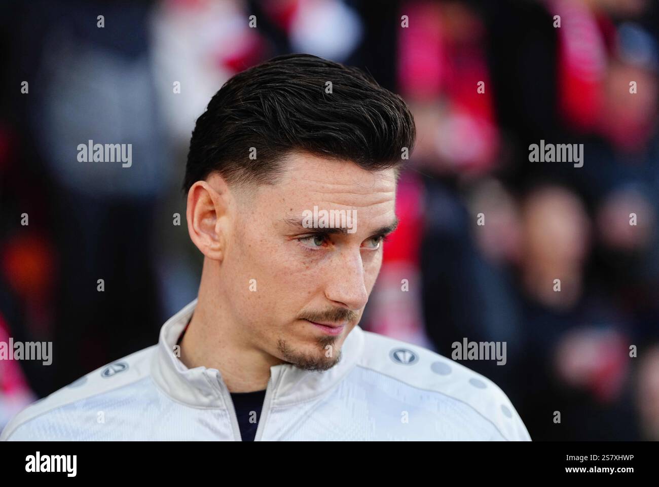 January 19 2025: Anthony Caci of 1.FSV Mainz 05 looks on during a 1 ...