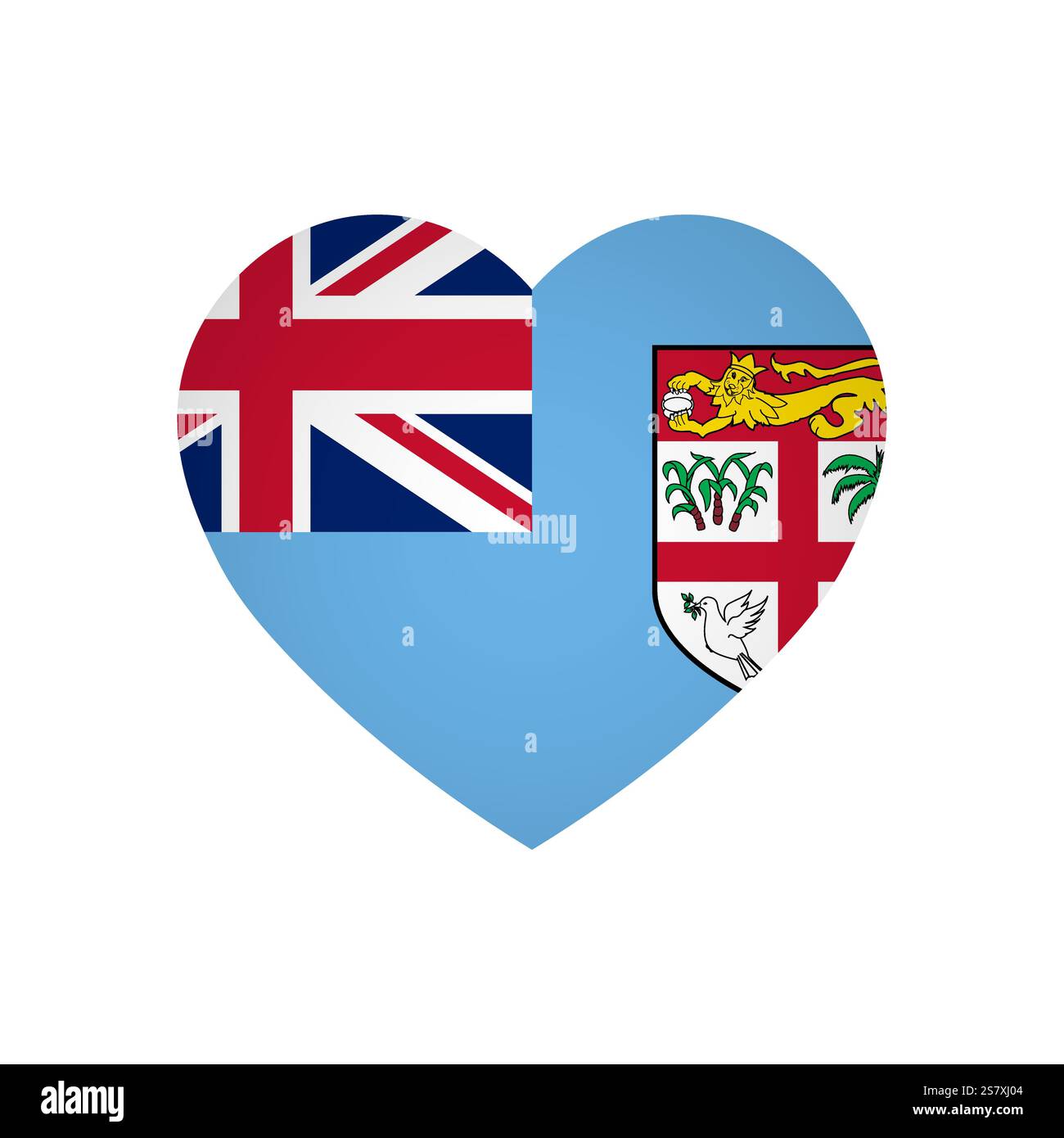 Fiji flag - rectangle colorful flag representing a country cultural ...