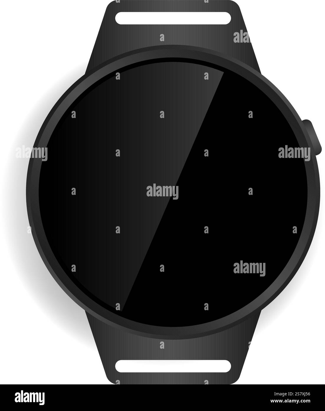 This image showcases a sleek and minimalistic smartwatch frame template ...