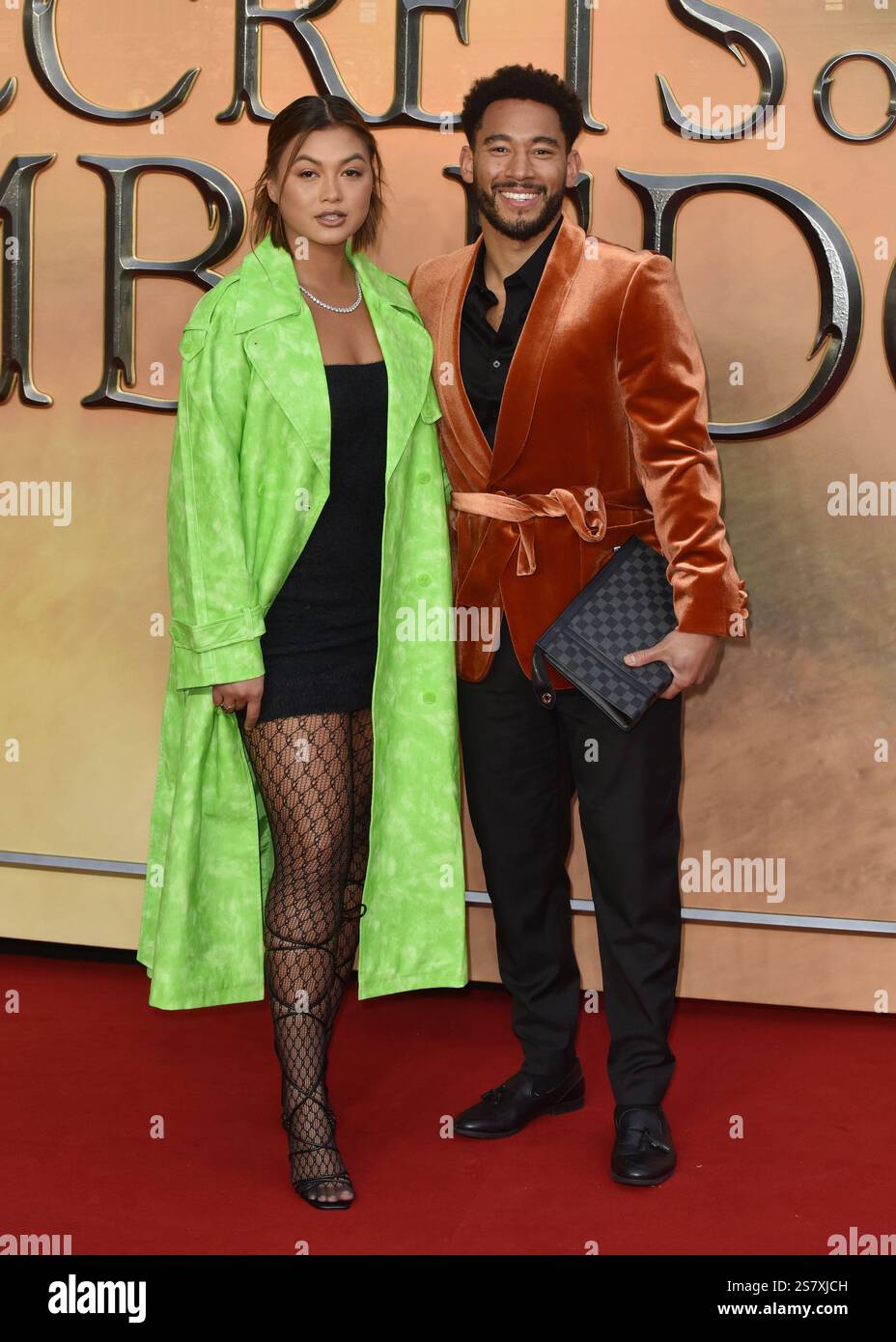 Ruby Wong and Josh Denzel attends 'Fantastic Beasts: The Secrets of ...