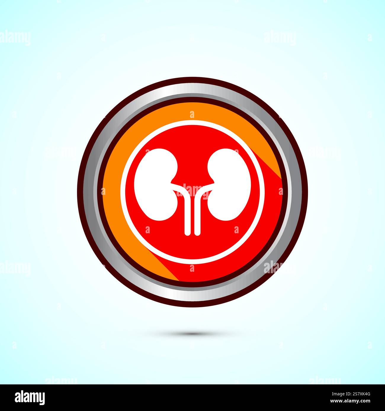 Kidney icon design illustration. Human organ icon, Kidney care logo ...