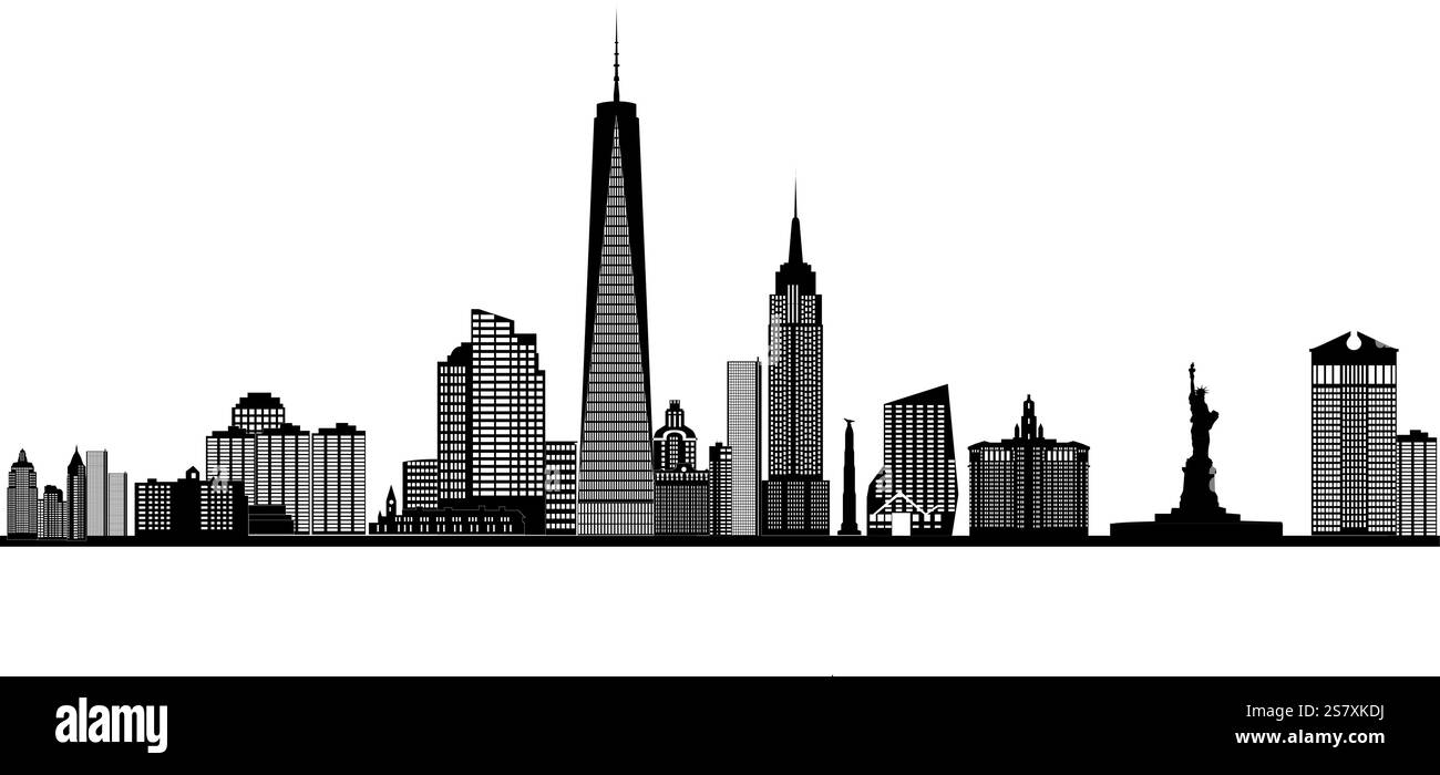 New york city cityscape Stock Vector Images - Alamy