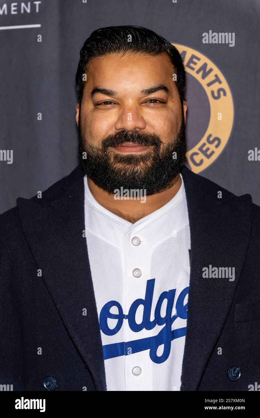 Los Angeles, USA. 19th Jan, 2025. Actor Adrian Dev attends Pre-Grammy ...