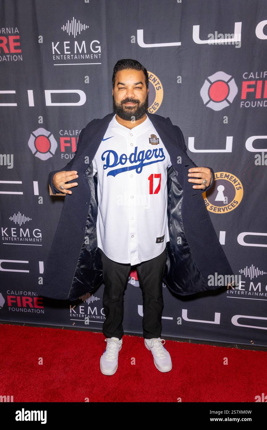 Los Angeles, USA. 19th Jan, 2025. Actor Adrian Dev attends Pre-Grammy ...