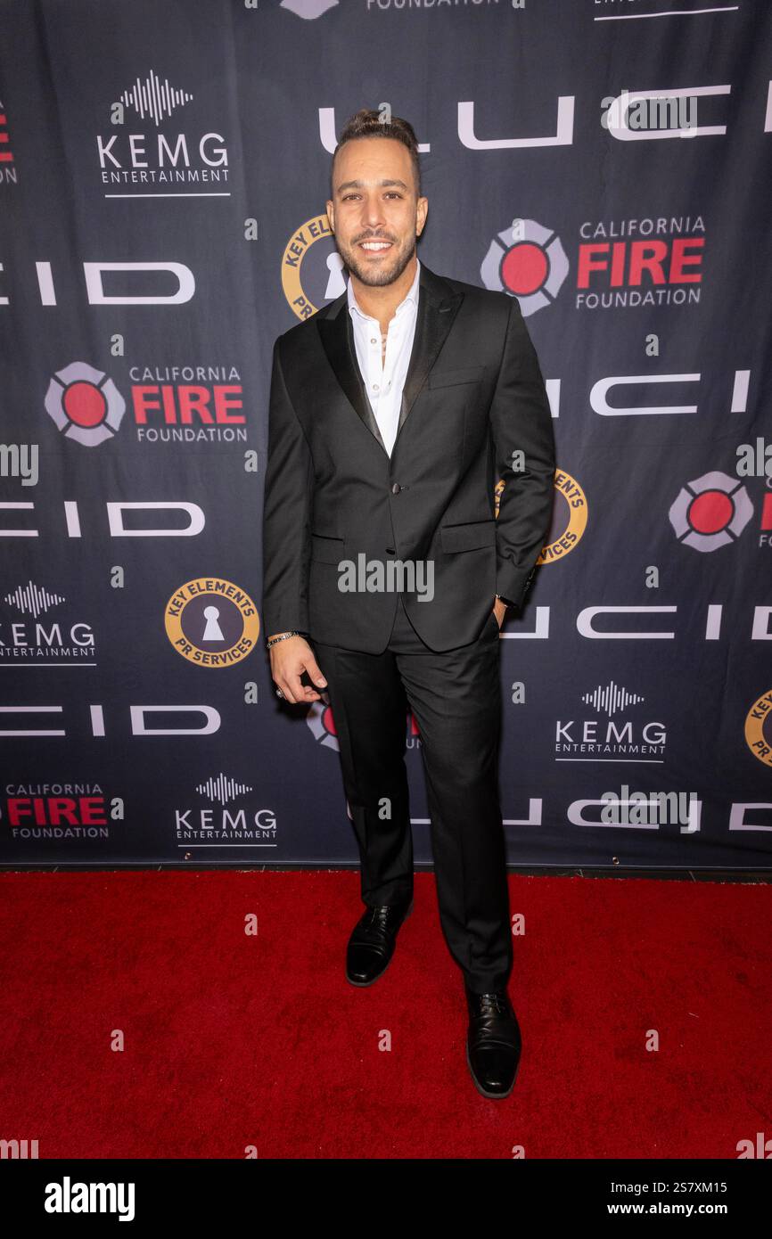 Los Angeles, USA. 19th Jan, 2025. Actor/Producer Lucas C. Lockwood ...