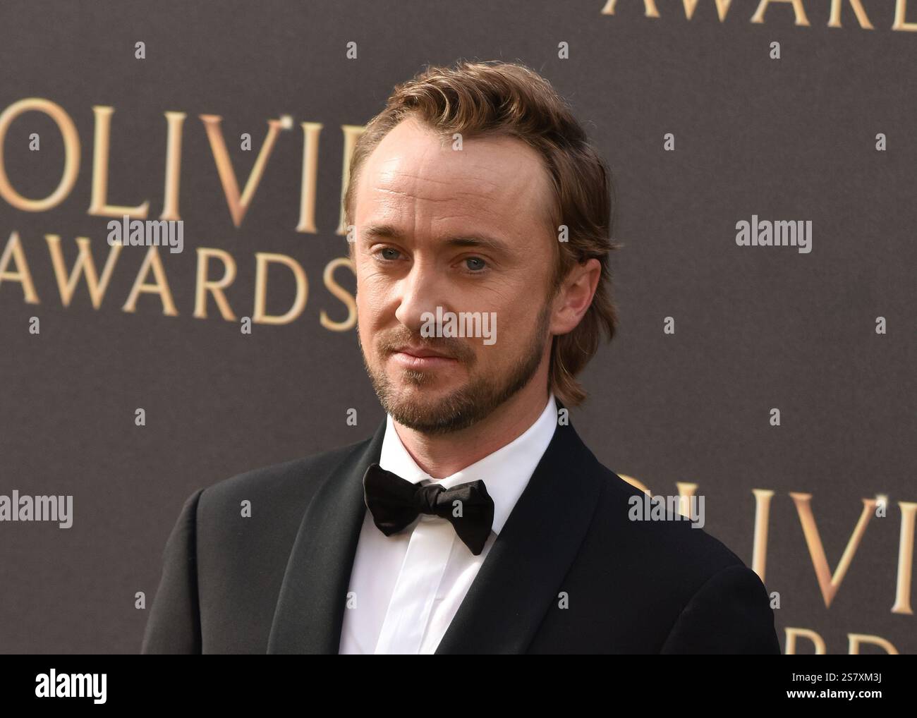 Tom Felton attends The Olivier Awards at the Royal Albert Hall in ...