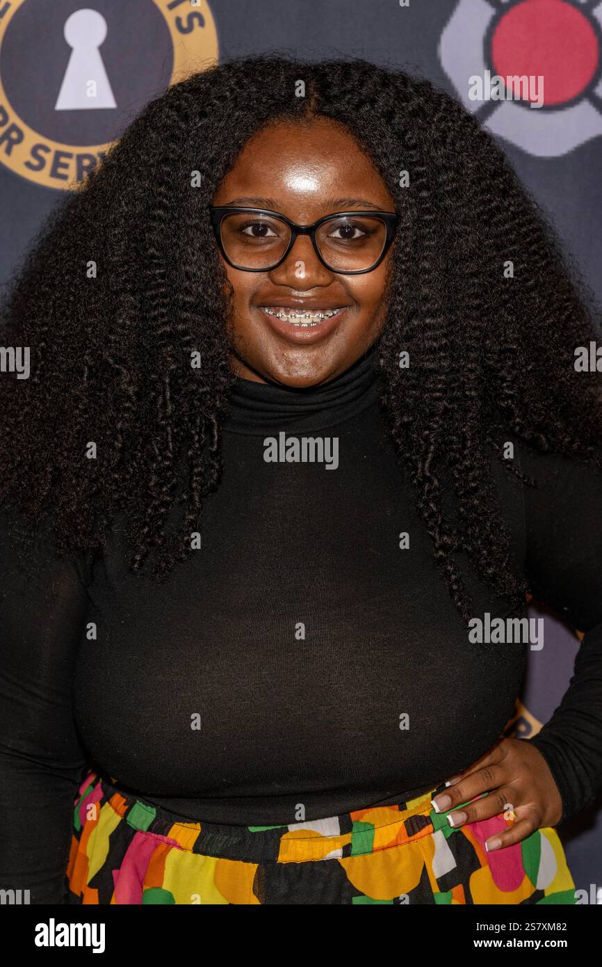 Los Angeles, USA. 19th Jan, 2025. Joy 5ive member Loreyale Jazmin attends Pre-Grammy Kickoff and ...