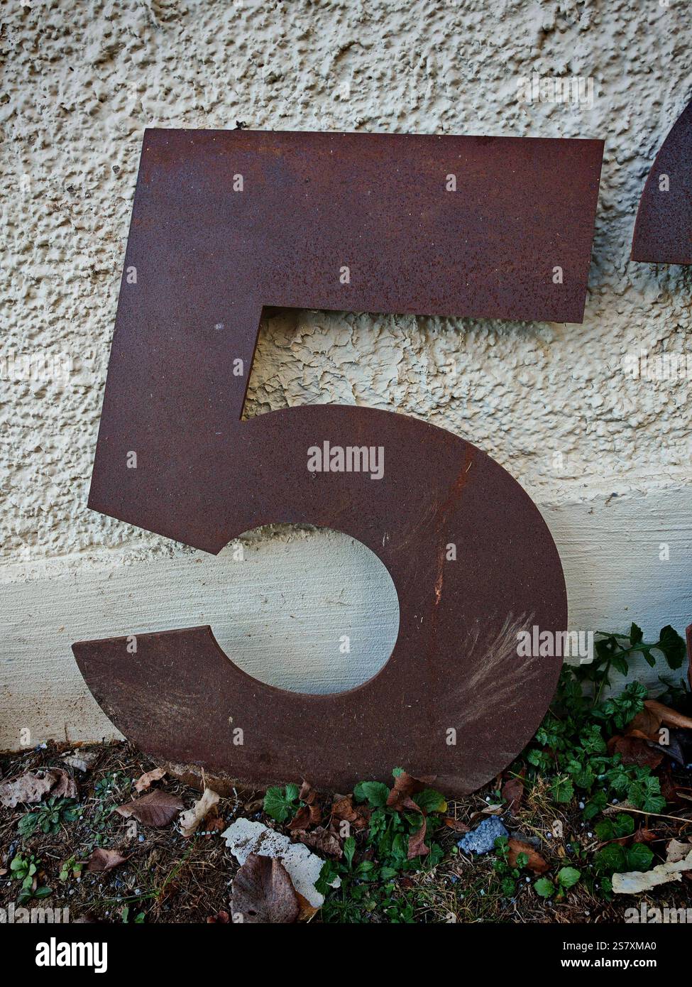 symbol of the number five or fifth, an arabic numeral symbol of the ...