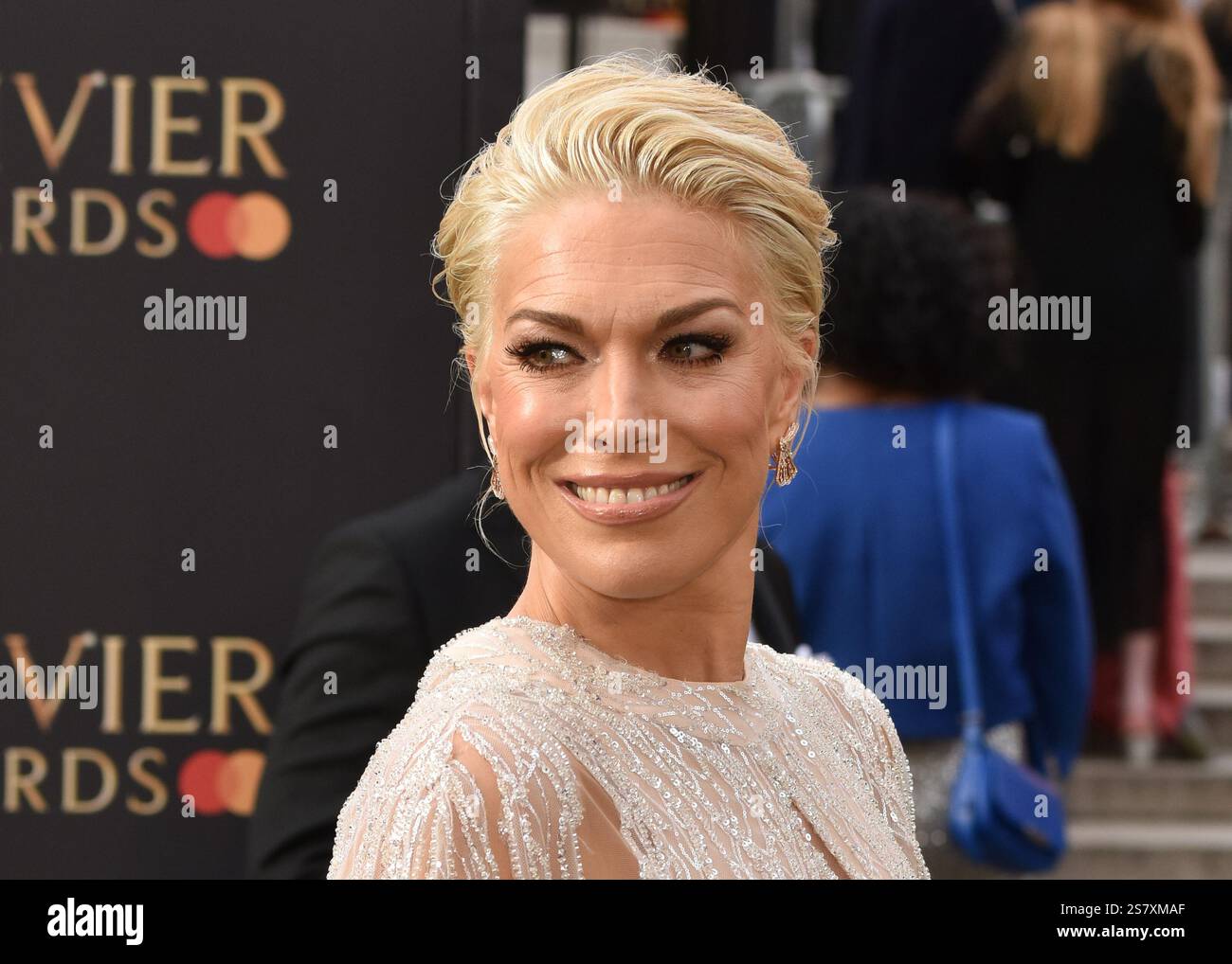 Hannah Waddingham attends The Olivier Awards at the Royal Albert Hall in London, England, UK ...