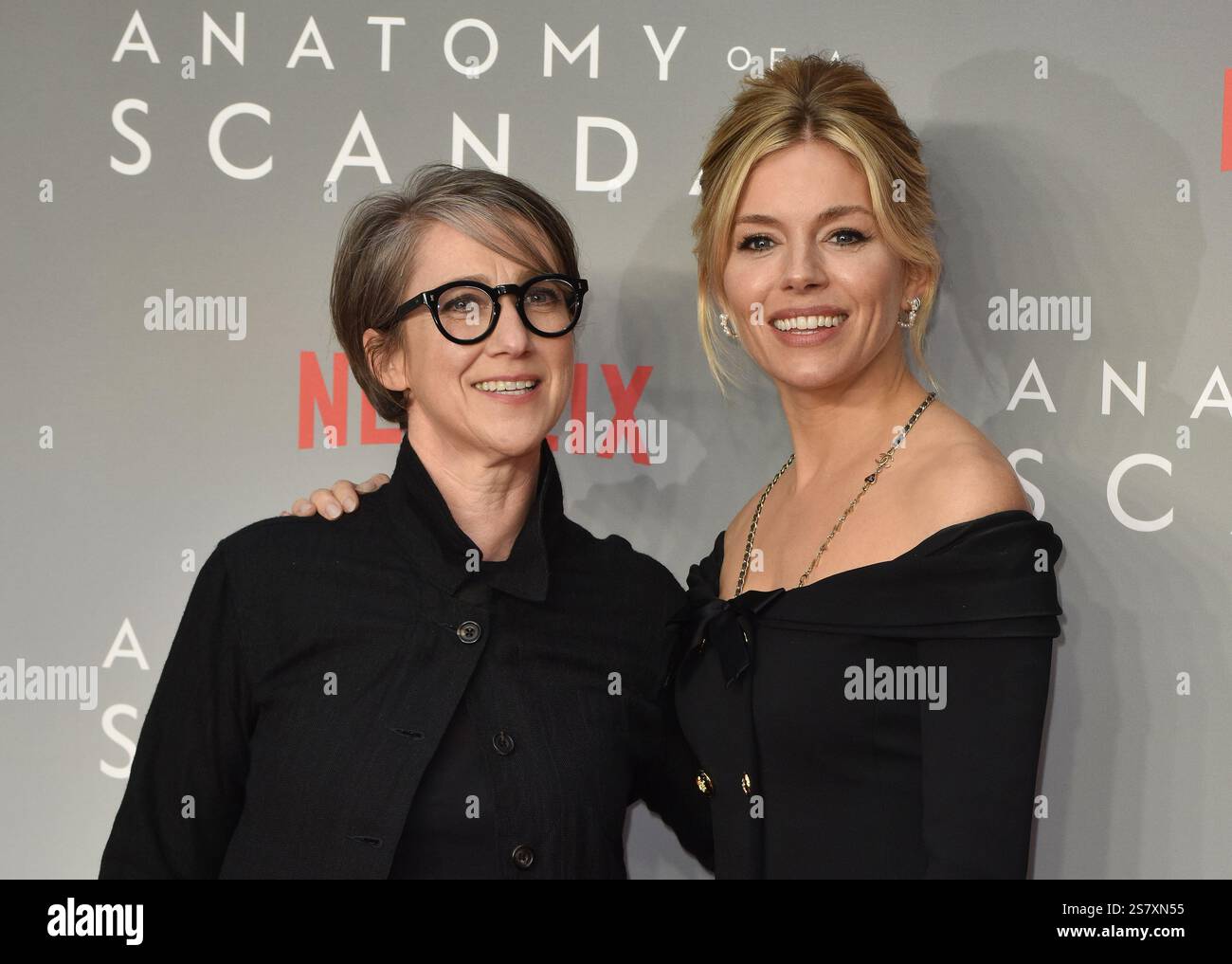 S. J. Clarkson and Sienna Miller attends 'Anatomy of a Scandal' - World ...
