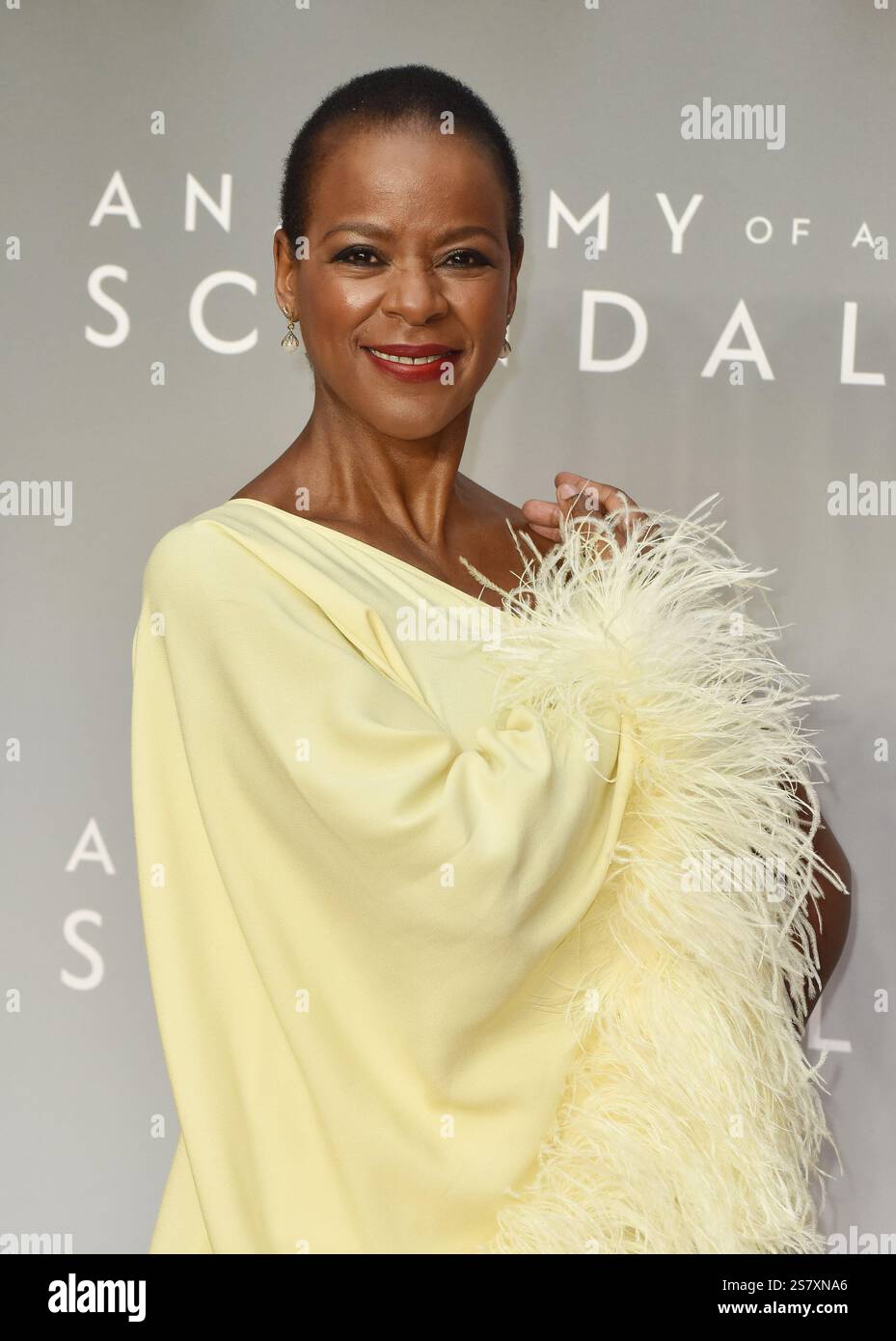 Josette Simon attends 'Anatomy of a Scandal' - World Premiere at the Curzon Mayfair, London ...