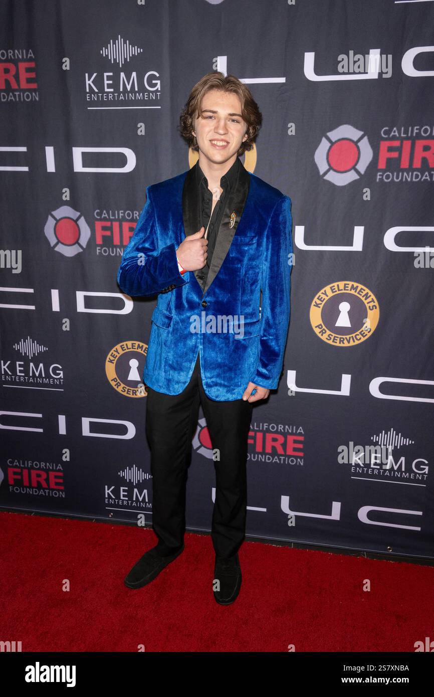 Los Angeles, USA. 19th Jan, 2025. Actor Marik Knight attends Pre-Grammy ...