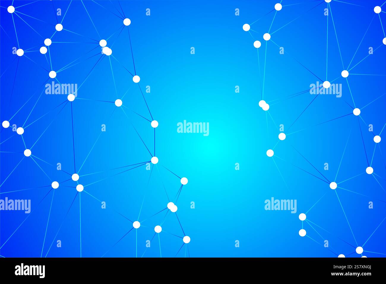 Vibrant Blue Low Poly Backgrounds with White and Black Wireframe Networks for Stock Use Stock ...