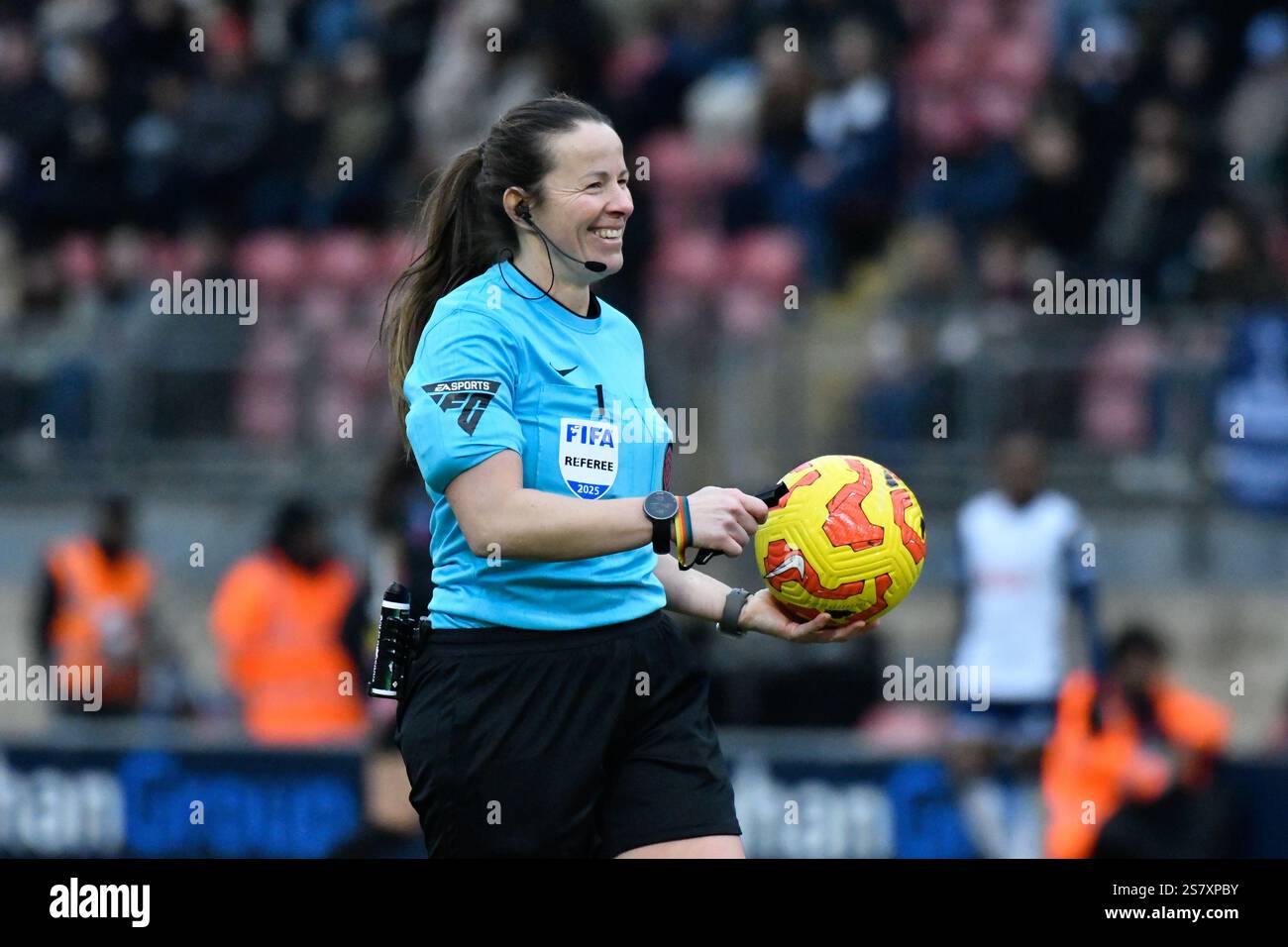 London, England. 19 January 2025. Match Referee Stacey Pearson during ...