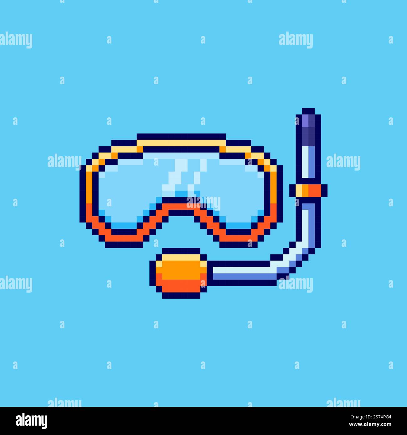 Underwater breathing mask snorkel Stock Vector Images - Alamy