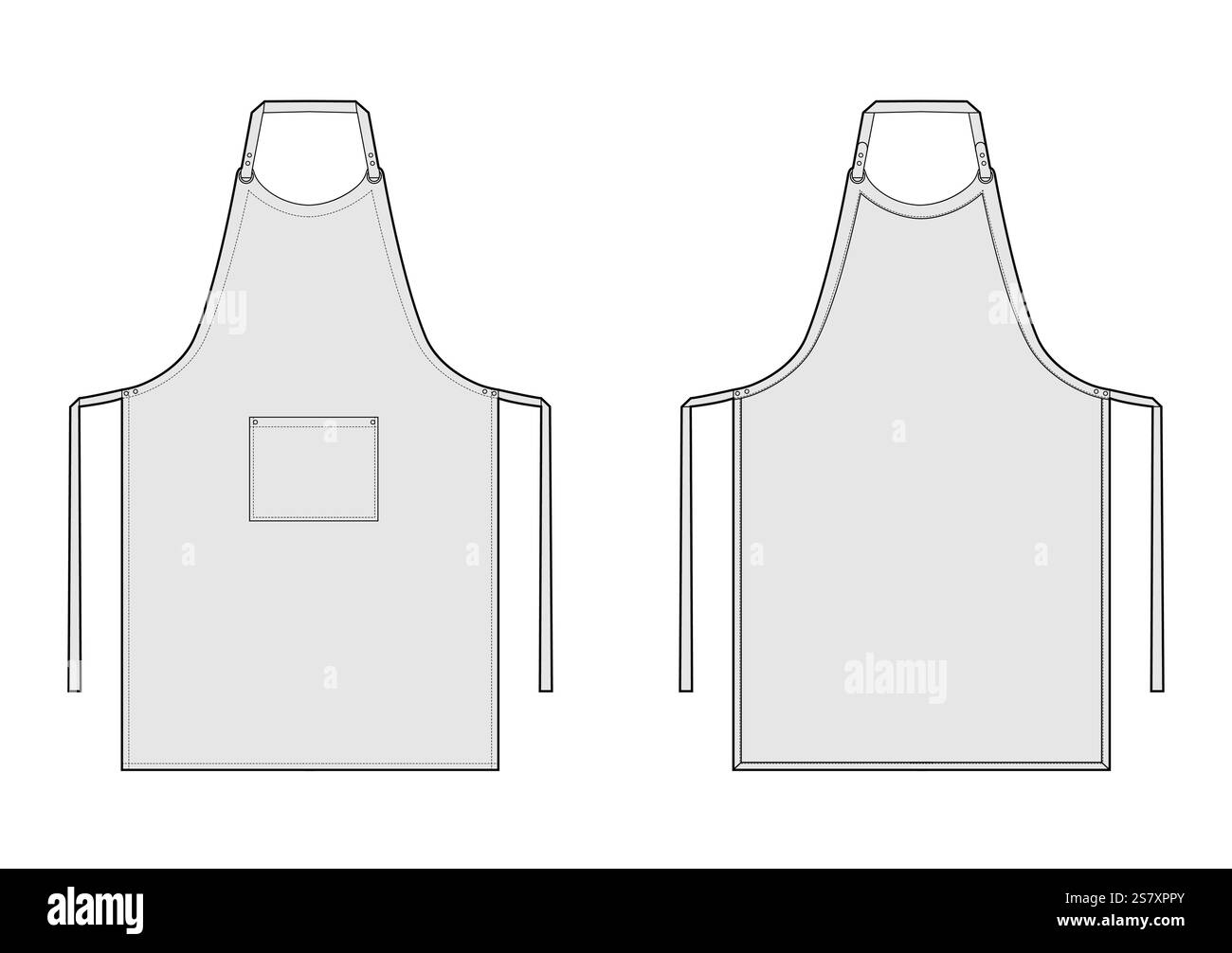 Sommelier Aprons typical A-shaped throw-overs technical fashion ...