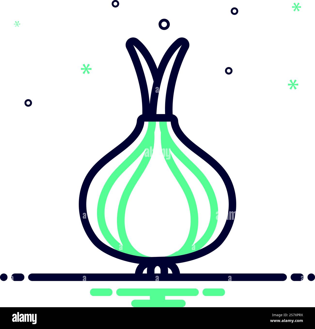 Icon for onion, onion bulb Stock Vector Image & Art - Alamy