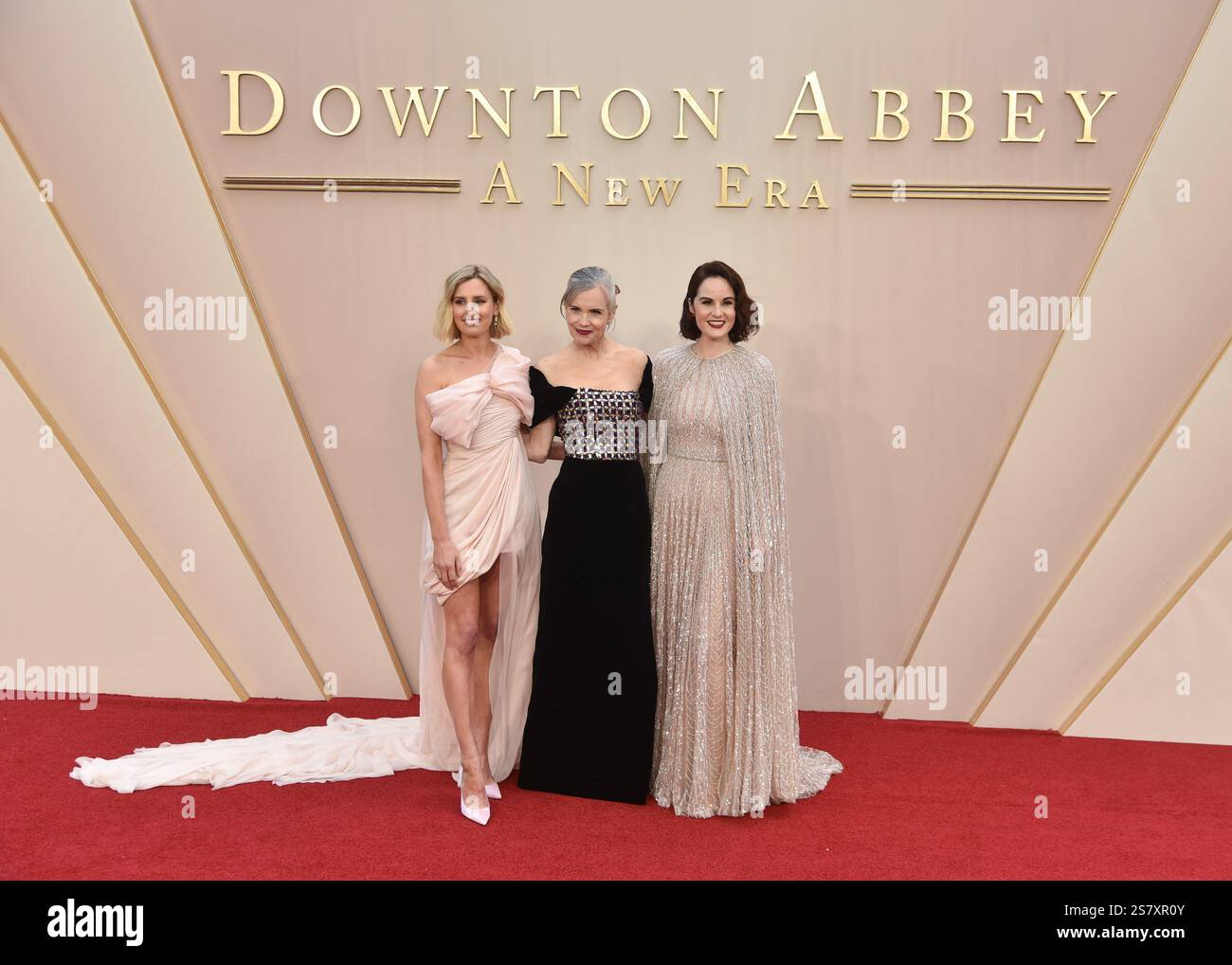 Laura Carmichael, Elizabeth McGovern and Michelle Dockery attends ...