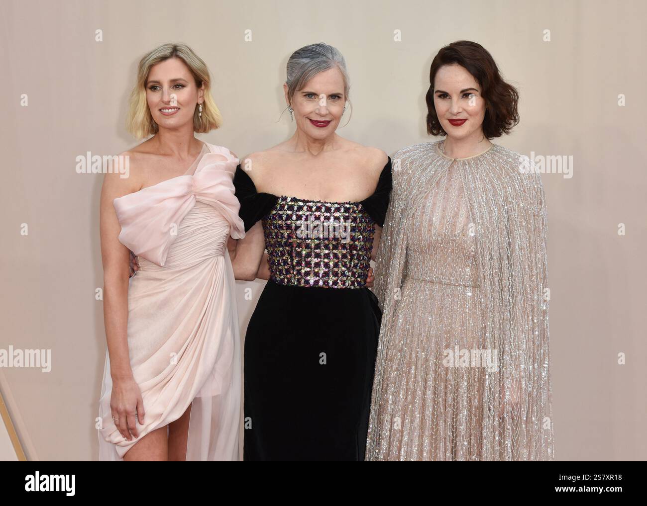 Laura Carmichael, Elizabeth McGovern and Michelle Dockery attends ...