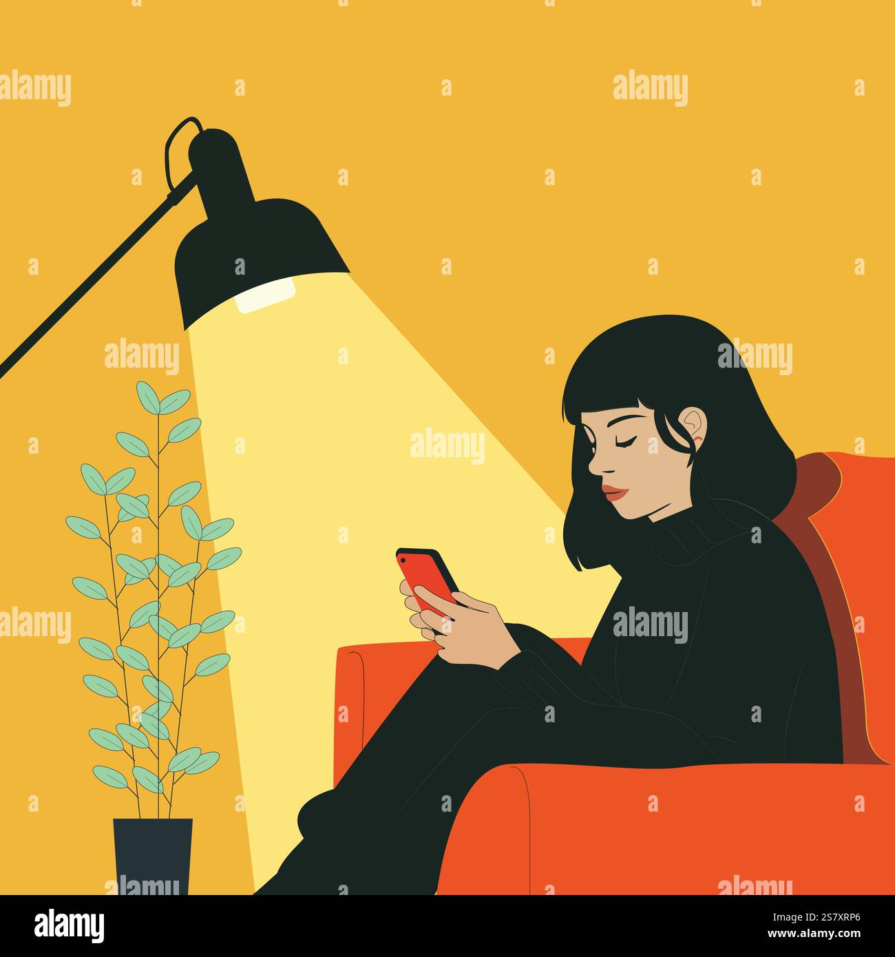 Introvert themed illustration hi-res stock photography and images - Alamy