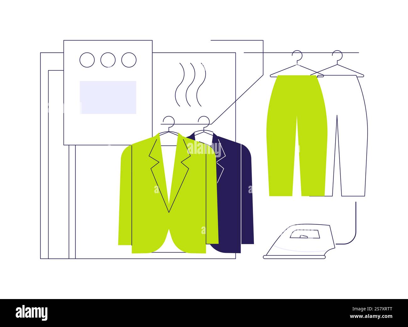 Steam tunnel abstract concept vector illustration Stock Vector Image ...