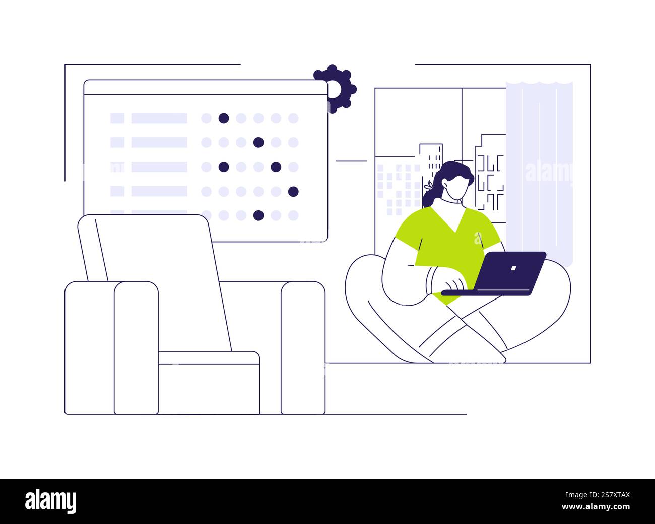 Online survey abstract concept vector illustration Stock Vector Image ...