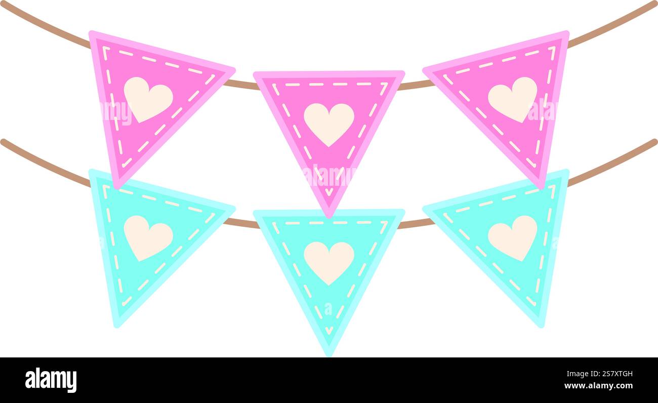 gender reveal pink and blue Stock Vector Image & Art - Alamy