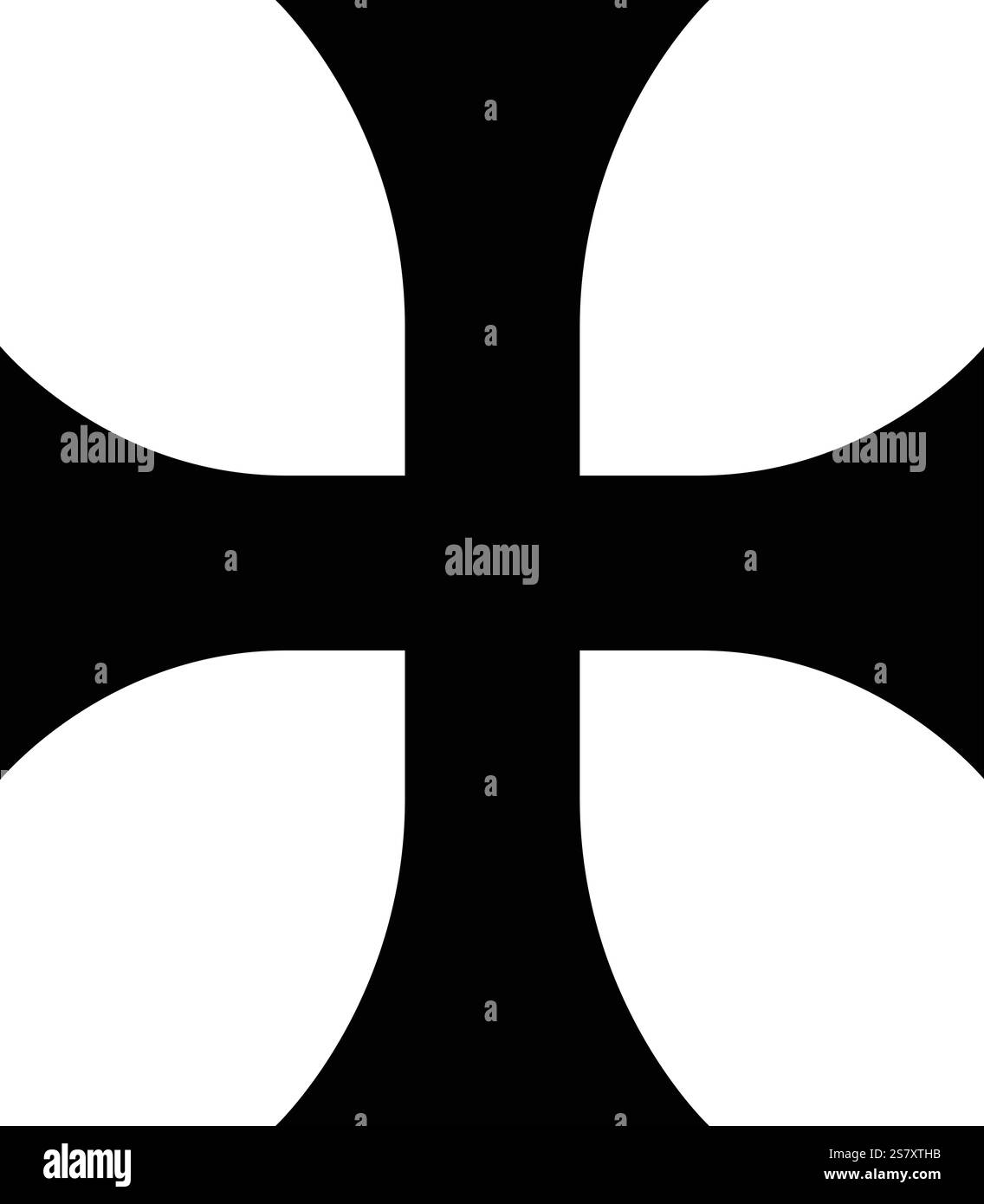 Christian Cross, ornament cross, Cross icon, Christianity symbol Stock ...