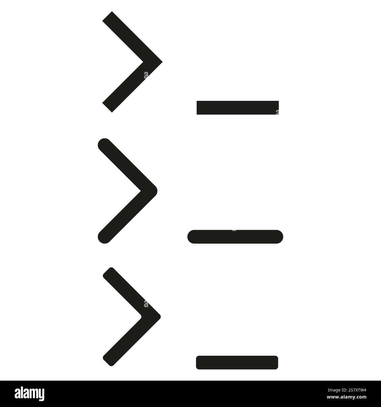 Minimal arrows illustration. Bold graphic symbols. Simple black lines ...