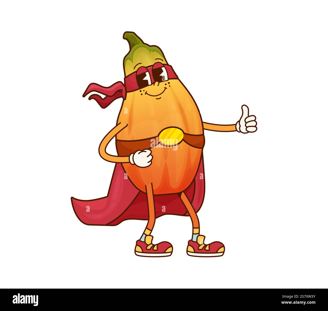 Superhero giving thumbs up Stock Vector Images - Alamy