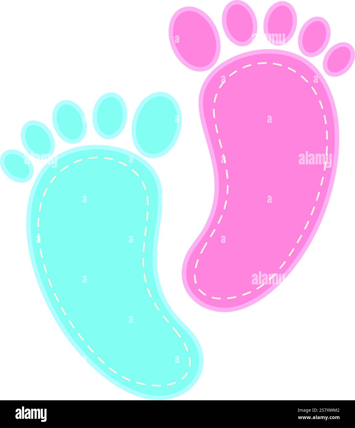 gender reveal boy and girl Stock Vector Image & Art - Alamy