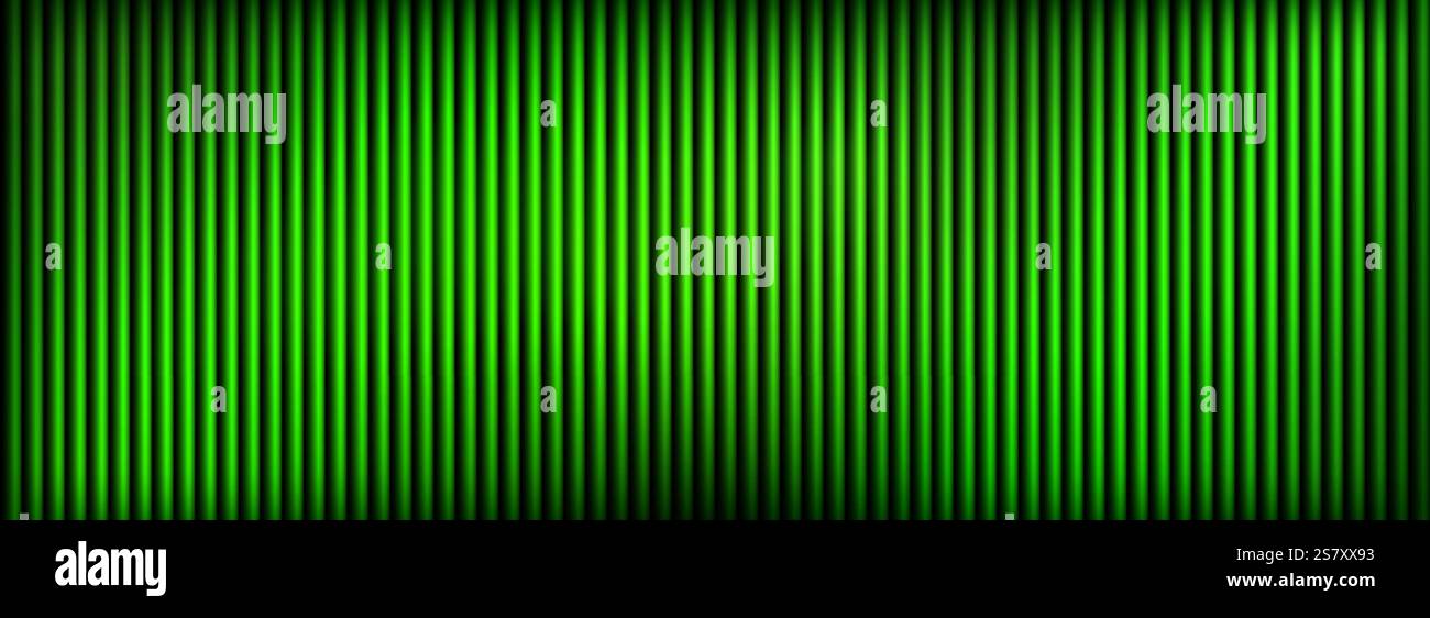 Green ribbed glass background. Dark virid frosted reeded wallpaper ...
