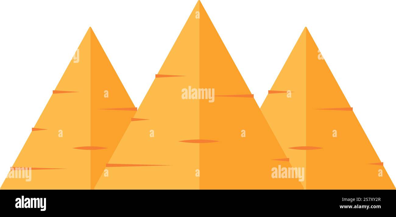 egyptian pyramids landmark Stock Vector Image & Art - Alamy