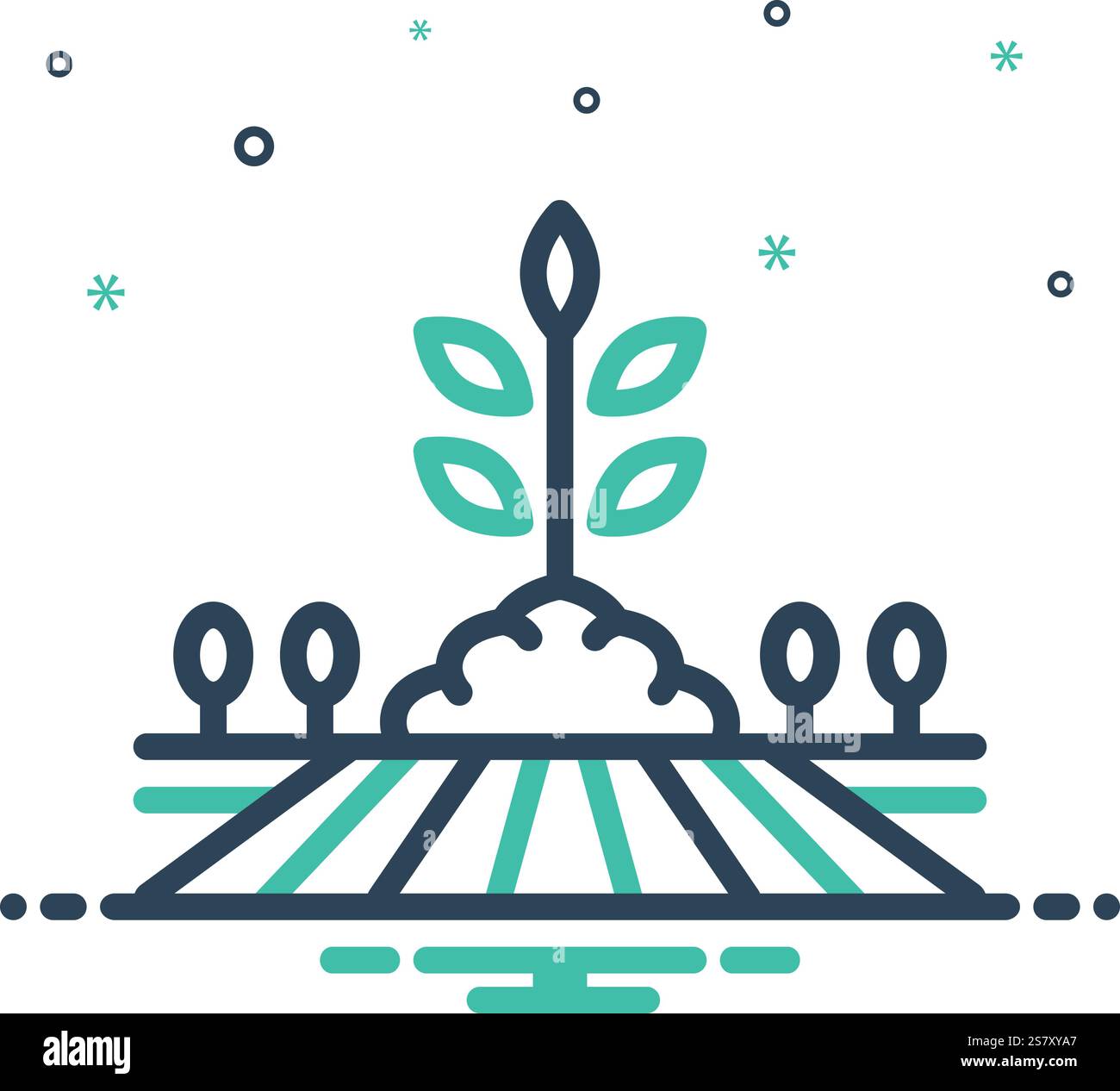 Sprout crops Stock Vector Images - Alamy