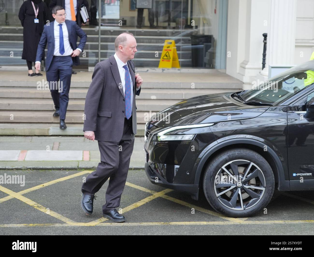 England's chief medical officer Professor Sir Chris Whitty leaving ...