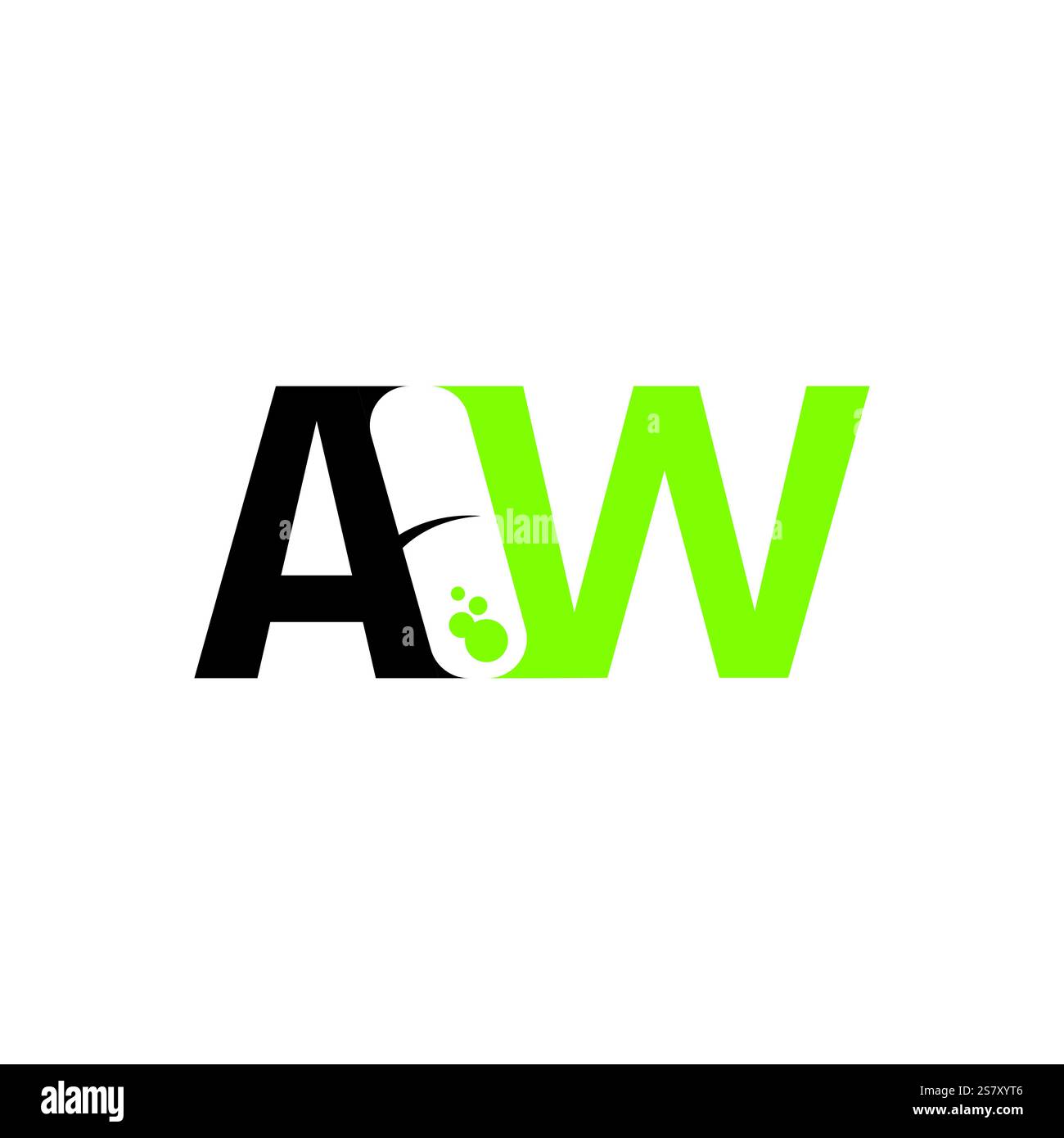 Aw shape logo hi-res stock photography and images - Alamy