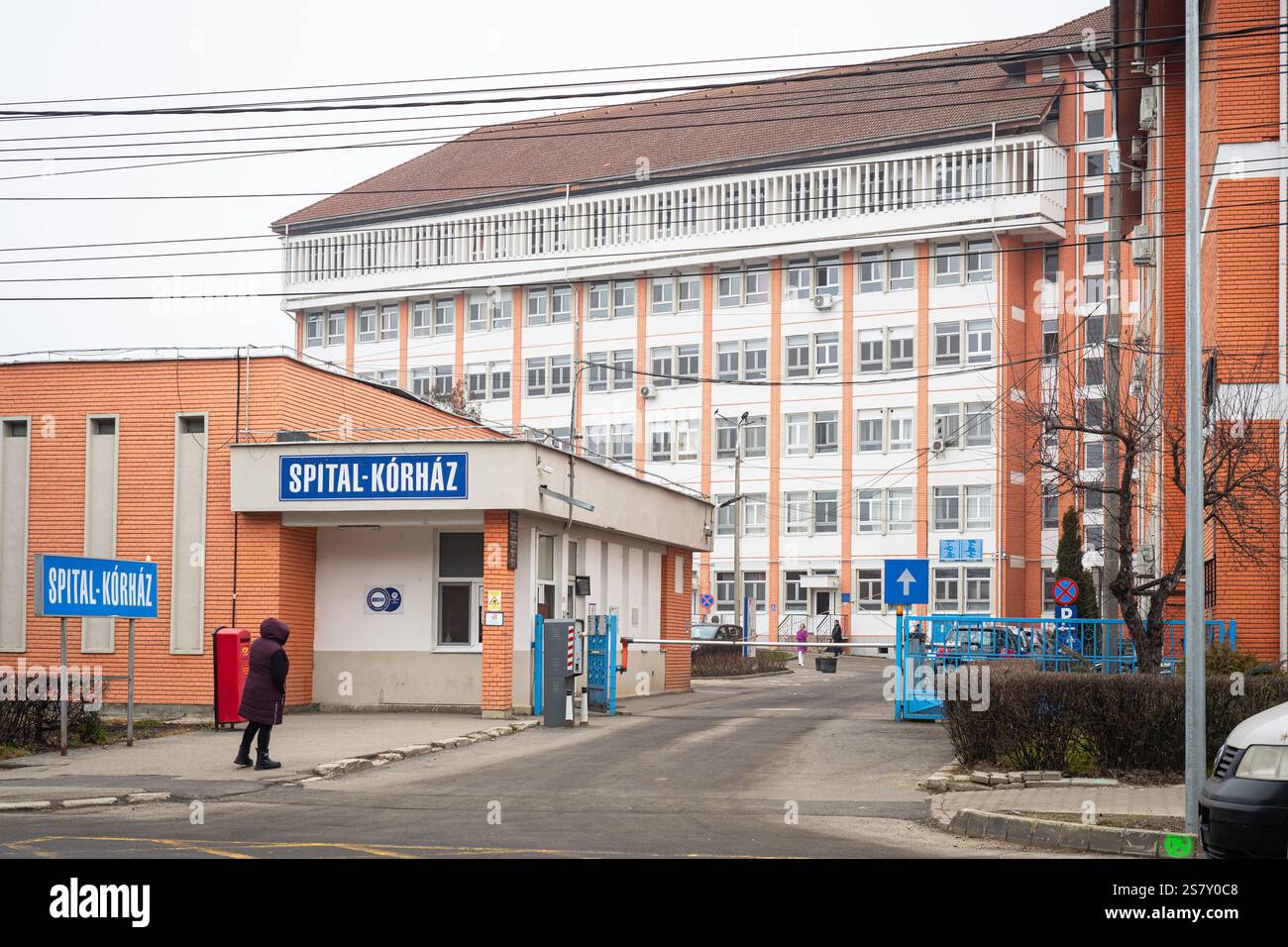Hospital of Odorheiu Secuiesc (Hungarian: Székelyudvarhely) in ...