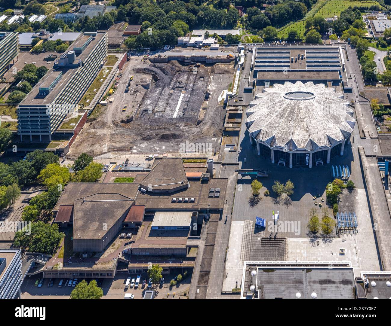 RUB Ruhr University Bochum, Audimax of the Ruhr University Bochum shell ...