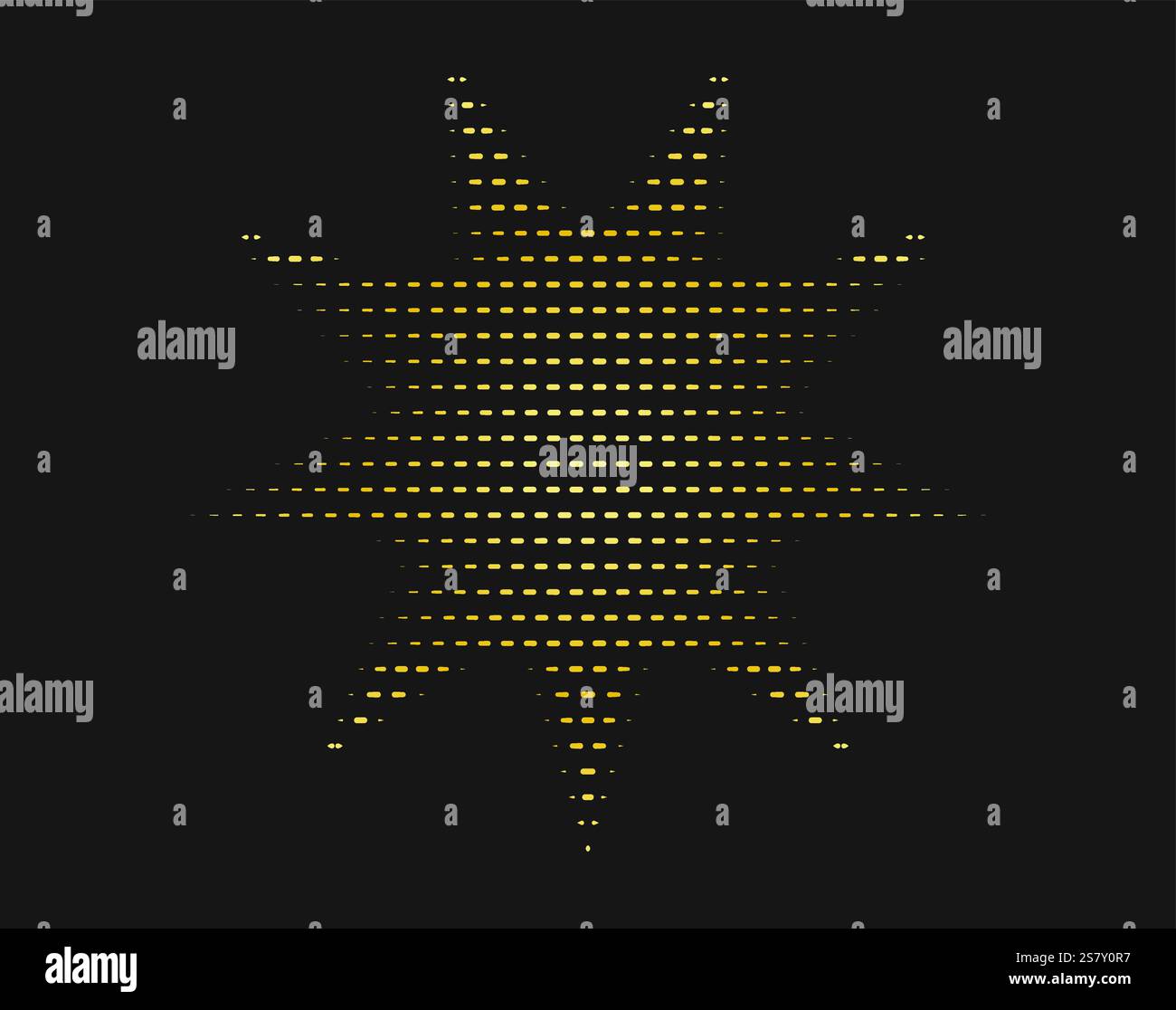 Halftone Star Shapes Symbol Icon Vector Illustration Sparkles, shining ...