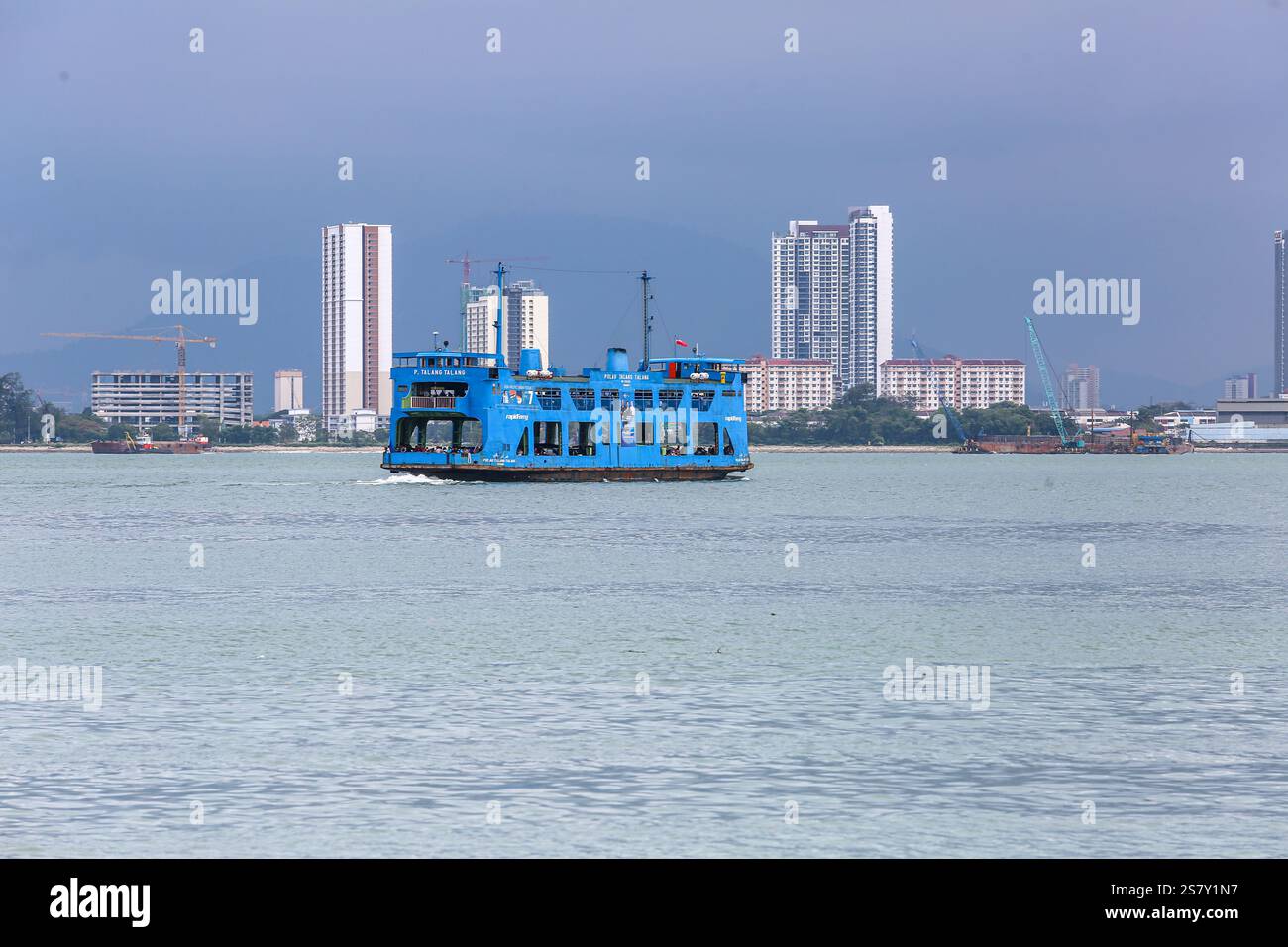 The old ro-ro passenger ferry PULAU TALANG TALANG, one of iconic ...