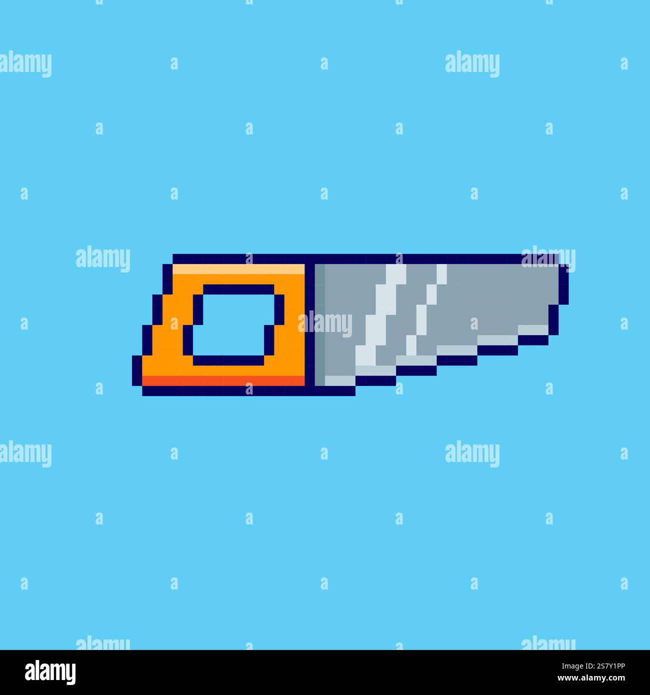 Carpenter hand saw icon Stock Vector Images - Alamy