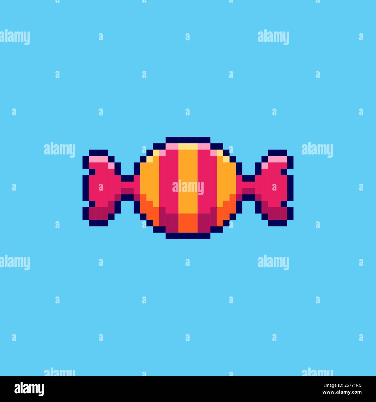 Pixel art Candy game asset design Stock Vector Image & Art - Alamy