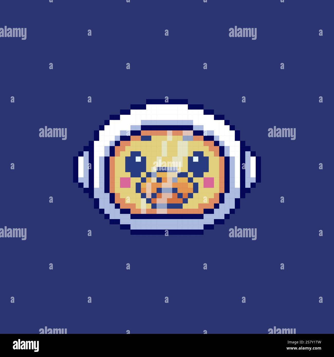 Pixel face hi-res stock photography and images - Alamy