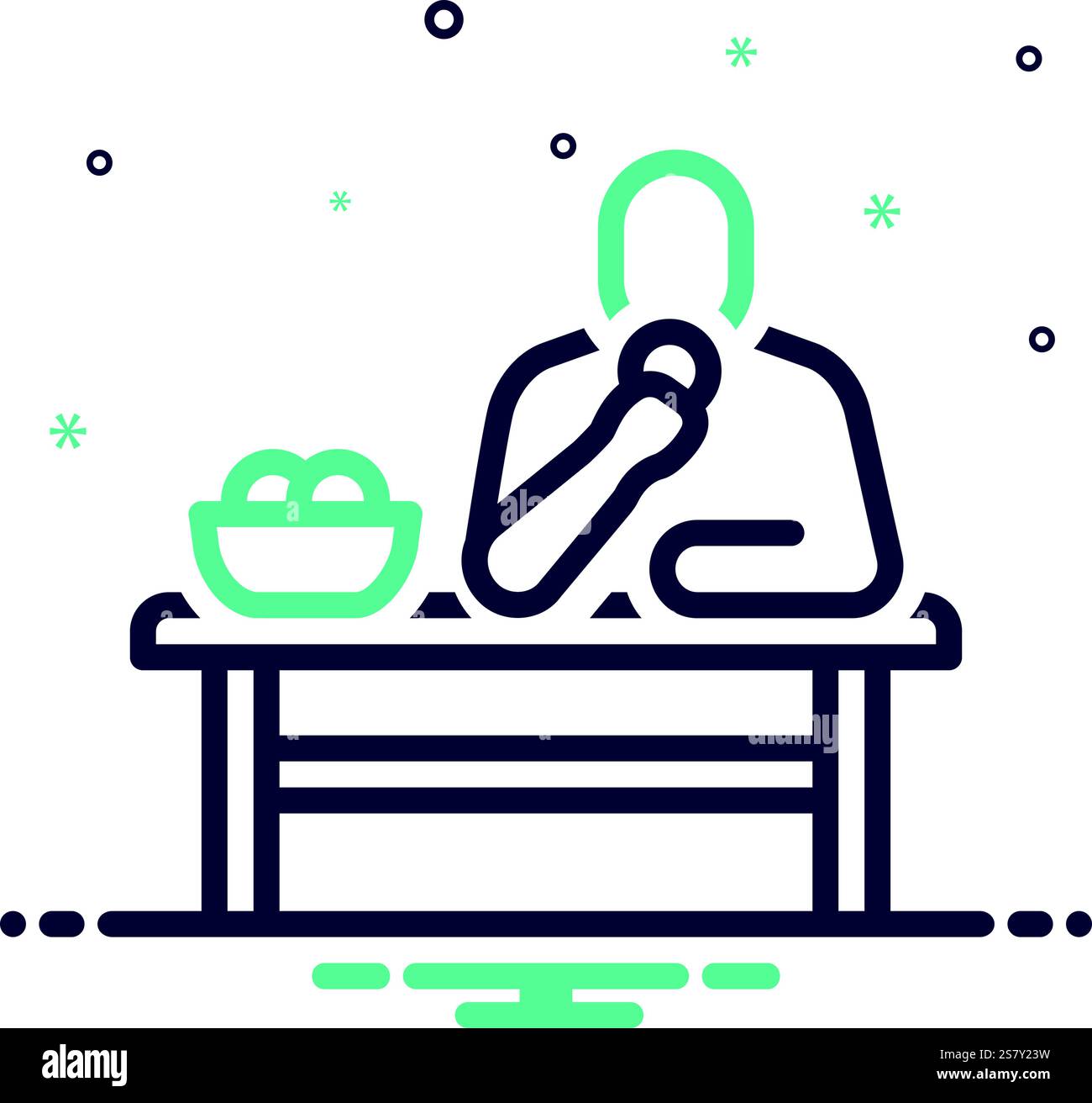 Supper eat Stock Vector Images - Alamy