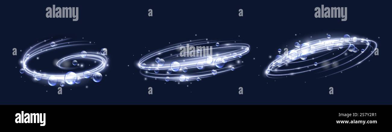 Bubble swirl effect spiral Stock Vector Images - Alamy